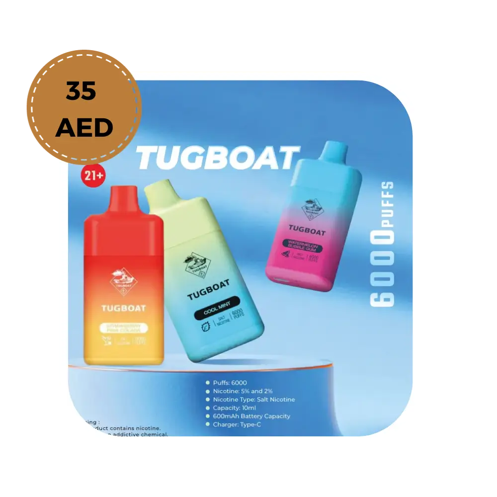 Tugboat Vape Shop 🛒 | 100% Authentic Disposable Vape UAE